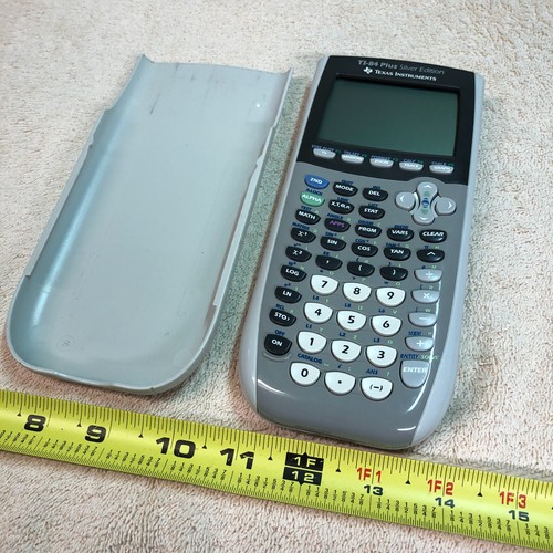 TEXAS INSTRUMENTS TI-84 PLUS SILVER EDITION GRAPHING CALCULATOR with ...