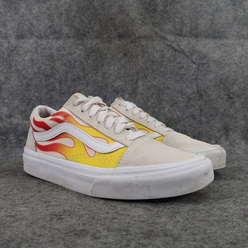 Vans Shoes Womens 5.5 Sneakers Old Skool Flames Skate Casual Street ...