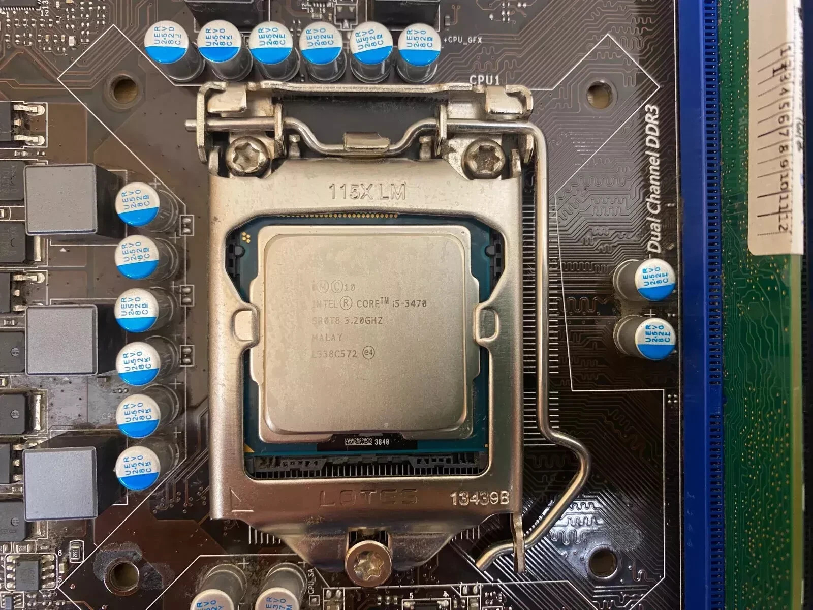 MSI B75MA-P45 Intel B75 Motherboard LGA 1155 Socket 8GB DDR3 USB 3.0 i5 ...