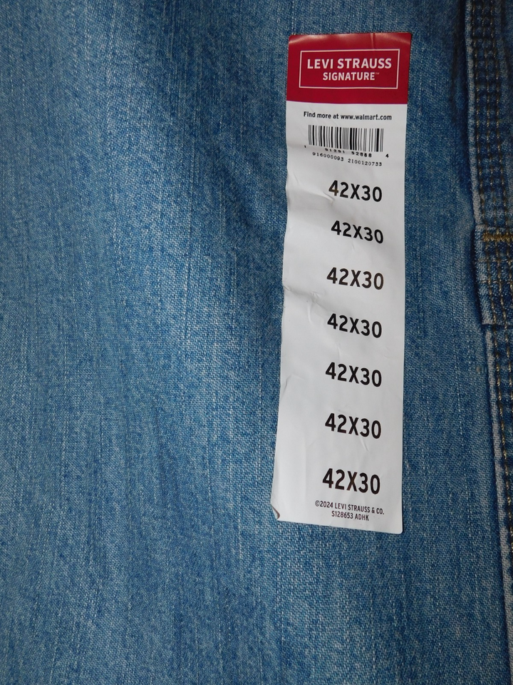 Signature By Levi Strauss & Co. #11713 NEW Men's 100% Cotton Carpenter ...