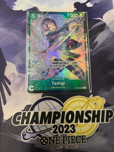 TASHIGI-OP12-031 Store Treasure Cup 2025 Top 4 Promo Sealed One-Piece ...