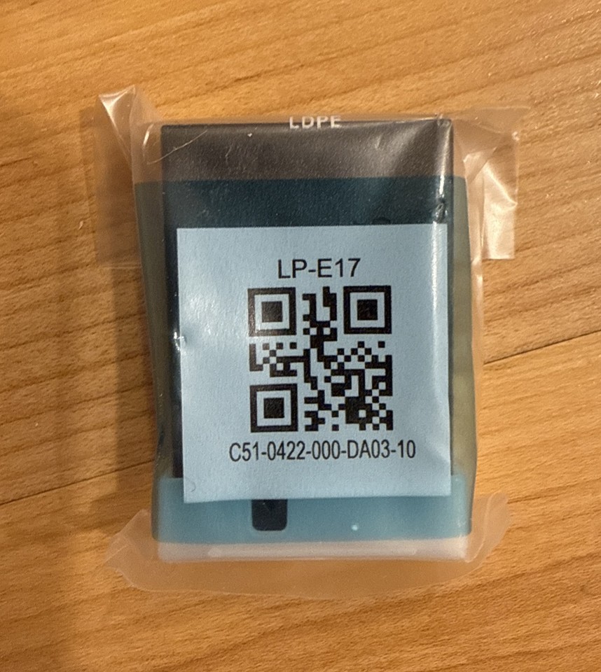 Genuine Canon LP-E17 Battery With Free charger and Strap FREE SHIPPING ...