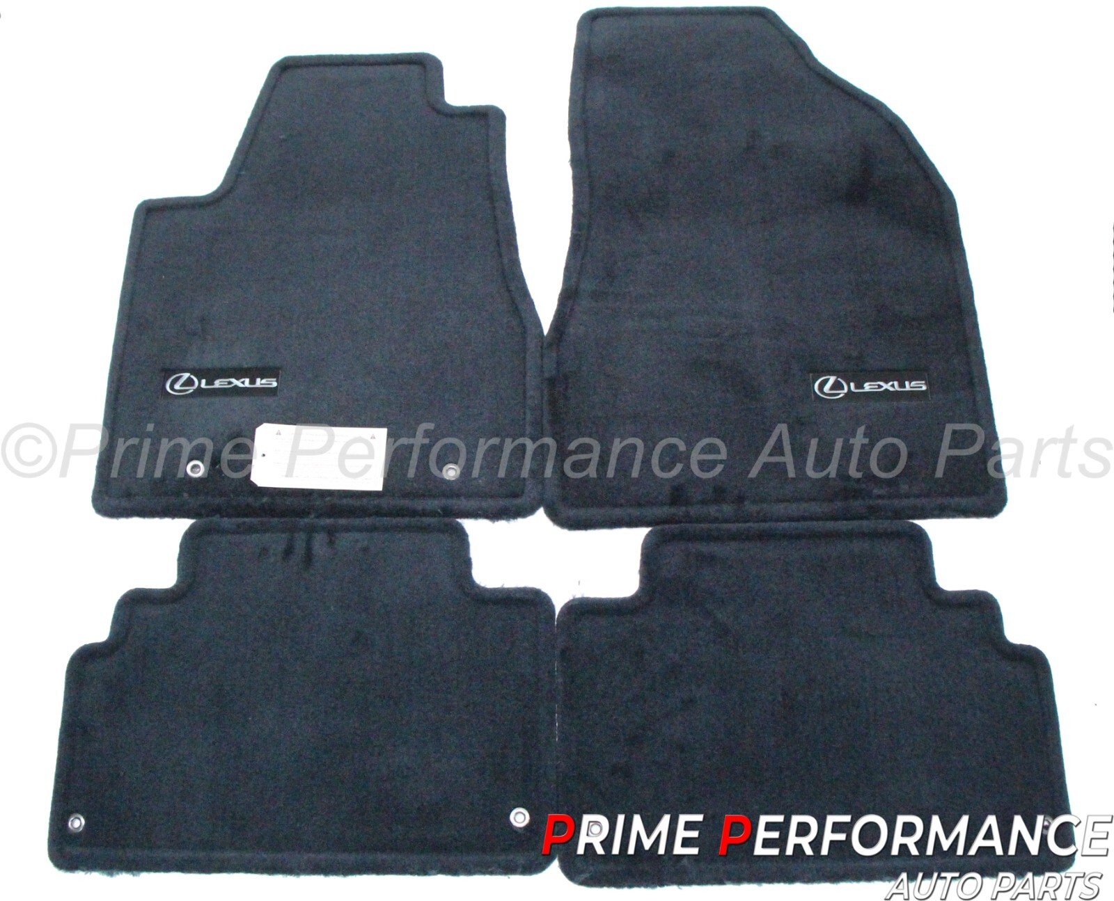 Lexus RX330 RX350 2004-2009 Black Carpet Floor Mat Set PT206-48040-12 ...