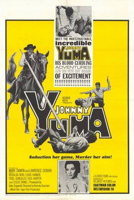 JOHNNY YUMA Movie POSTER 27x40 Mark Damon Lawrence Dobkin Rosalba Neri ...