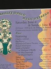 Berkeley World Music Weekend 2005 Original City Wide Concert Poster | eBay