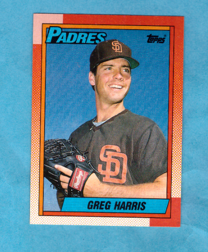 1990 Topps Baseball Card #572 Greg Harris Padres | eBay