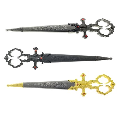10 1/4" Renaissance, Medieval Bodice Scissor Dirk Dagger Knife for ...