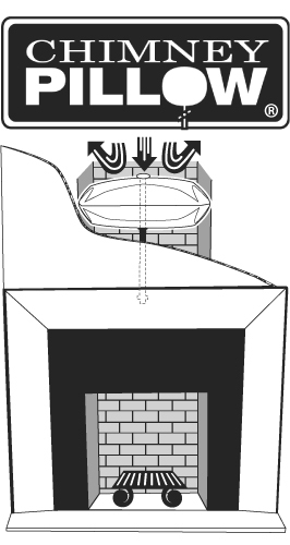 Chimney Pillow - inflatable for plugging the fireplace flue | eBay