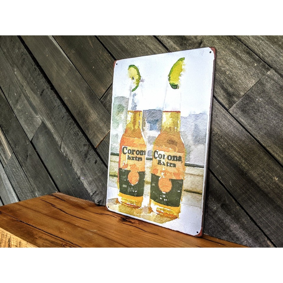 Corona Signs - Retro Style Corona Extra Decor - 8in x 12in | eBay