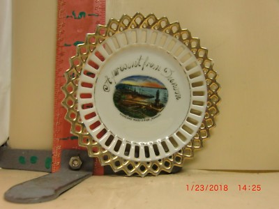 SCOTLAND SOUVENIR PICTURE PLATE - HIGHLAND MARY & PIER , DUNOON ...