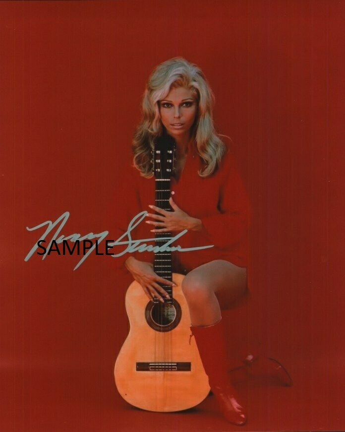 NANCY SINATRA #1 SIGNED AUTOGRAPHED 8X10 REPRINT PHOTO MAN CAVE ...