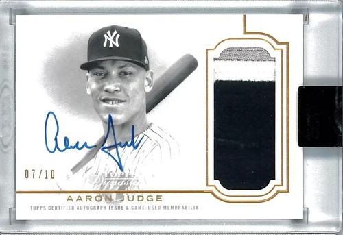 2020 Topps Dynasty Aaron Judge Patch Auto #7/10 SEALED 🔥🔥 | eBay