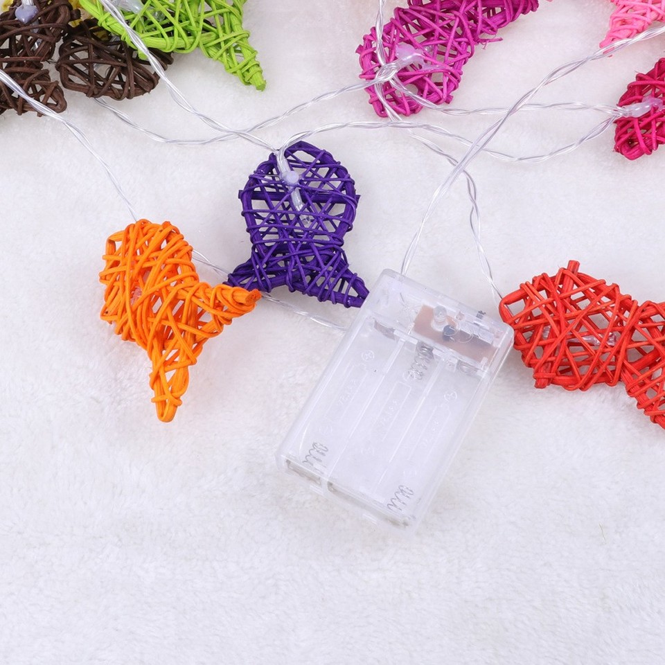 2.5-meter LED Colorful Fish Shaped Constantly Bright LED String Night ...