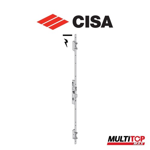 Cisa Multitop Max Electric Multi-Point Lock Flat Front Entry 35 Series ...