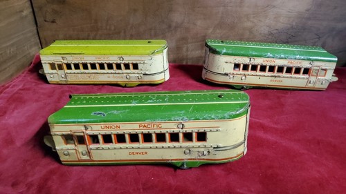 Marx O Scale M10005 UP Union Pacific Two Cars OMAHA, DENVER | eBay.de