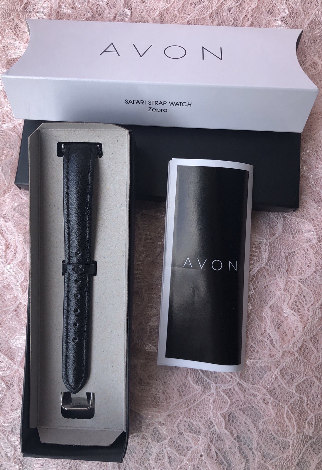 Avon Safari Strap Watch ZEBRA Print Shiny Silvertone Stainless Steel | eBay