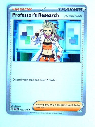 Professor's Research 189/198 NM Pokemon Card Scarlet & Violet SVI EN ...
