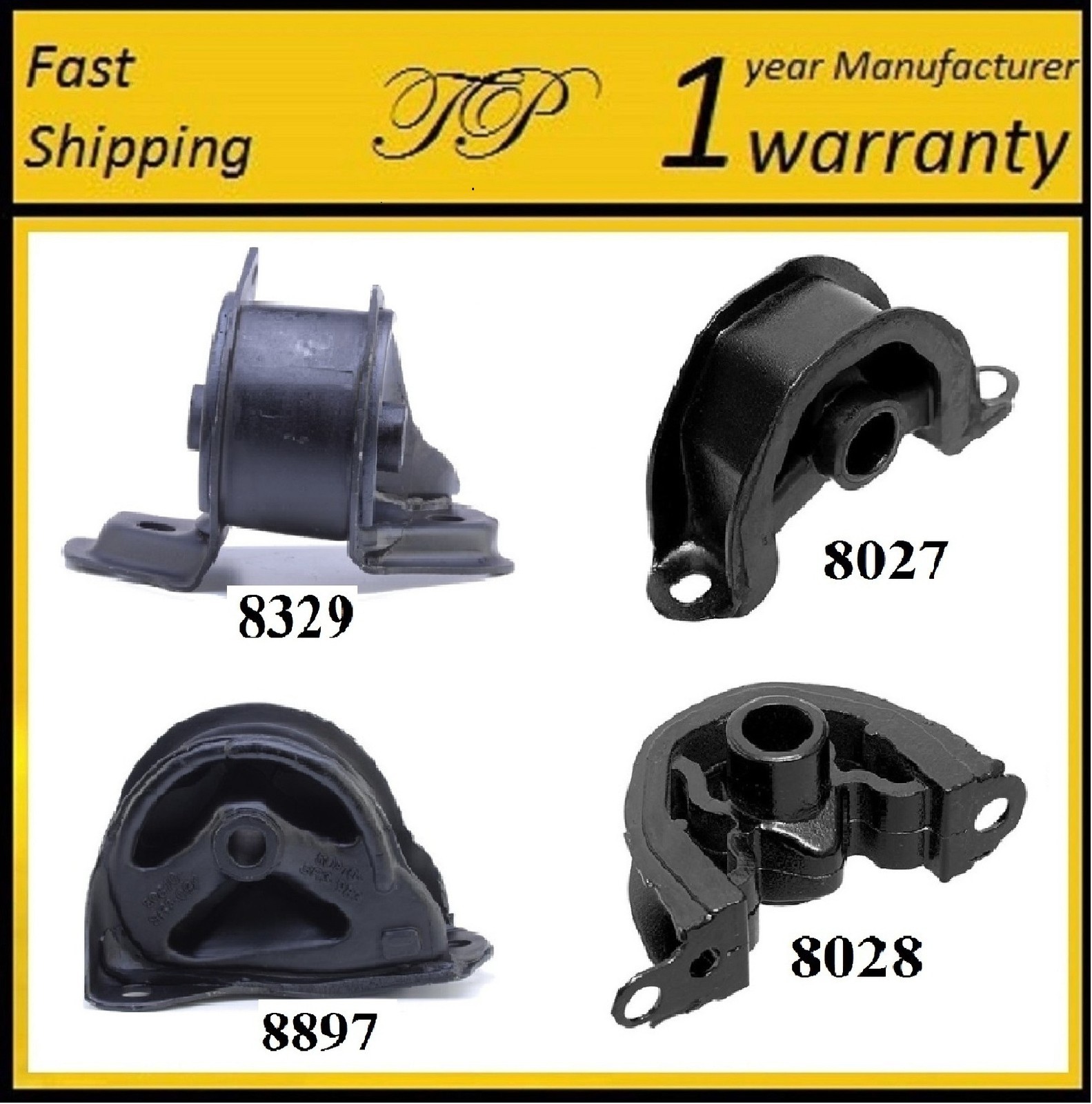 4 PCS MOTOR & TRANS MOUNT FOR 1994-2001 Acura Integra 1.8L - Manual | eBay