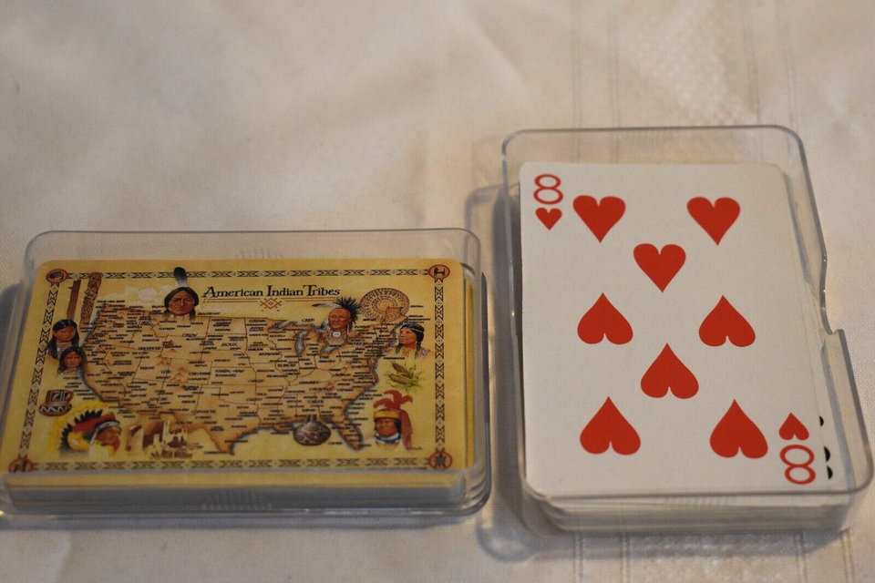 American Indian Tribes Native American USA Map Playing Cards | eBay