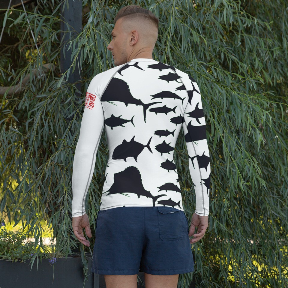 Fishing Unisex Rash Guard, fishing shirt, outdoors rash guard, fishing ...