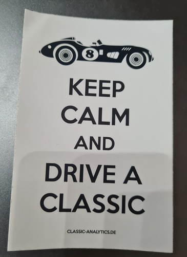 Aufkleber keep calm and drive a classic ca 8x12 cm | eBay