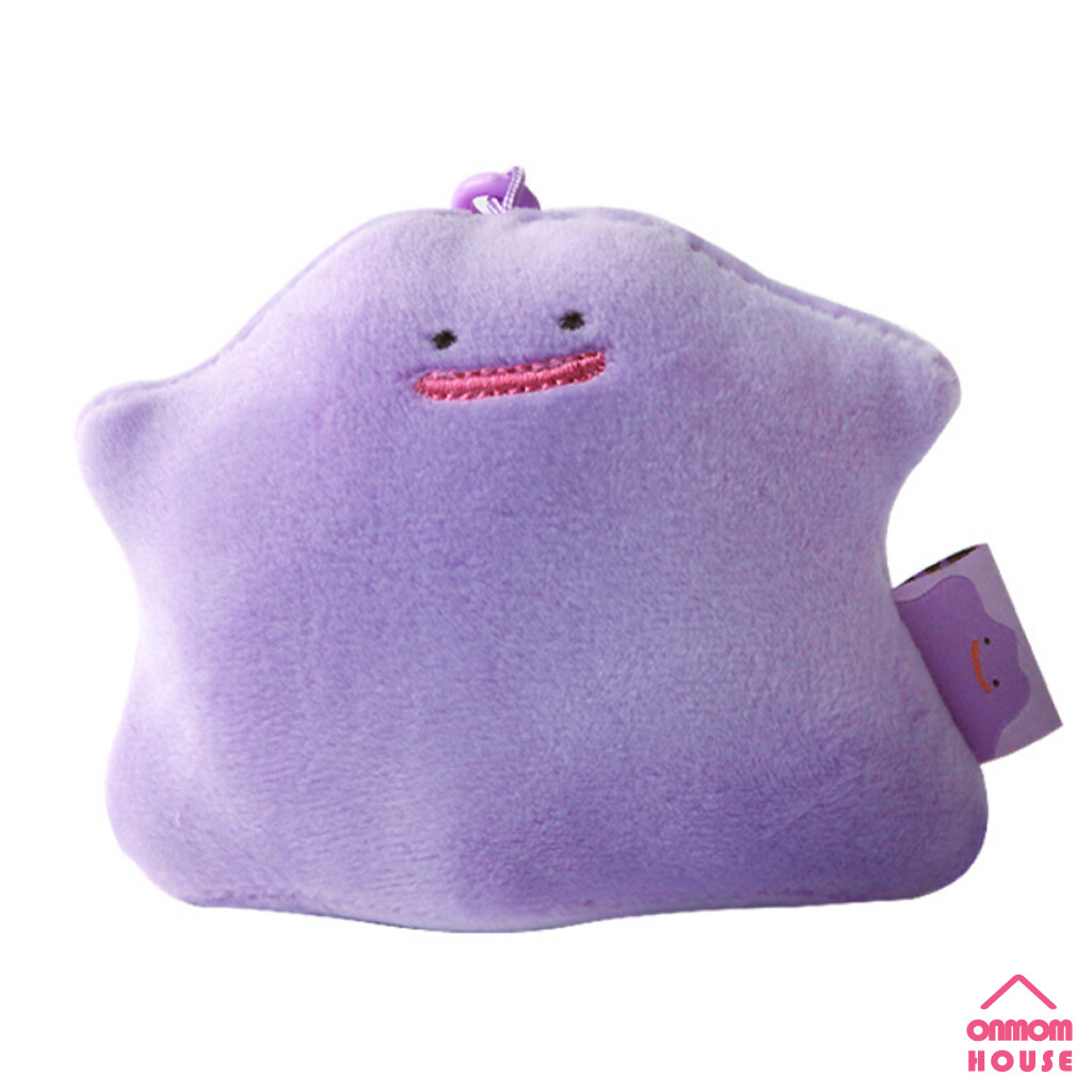 Pokemon Official Licensed Metamon Ditto Plush Doll Bag Charm Hook 10cm ...