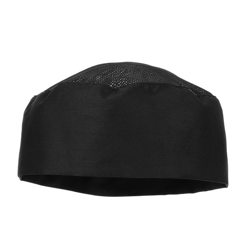 Black Chef Hat Mesh Catering Child Men and Women Kitchen Cooking Cap | eBay