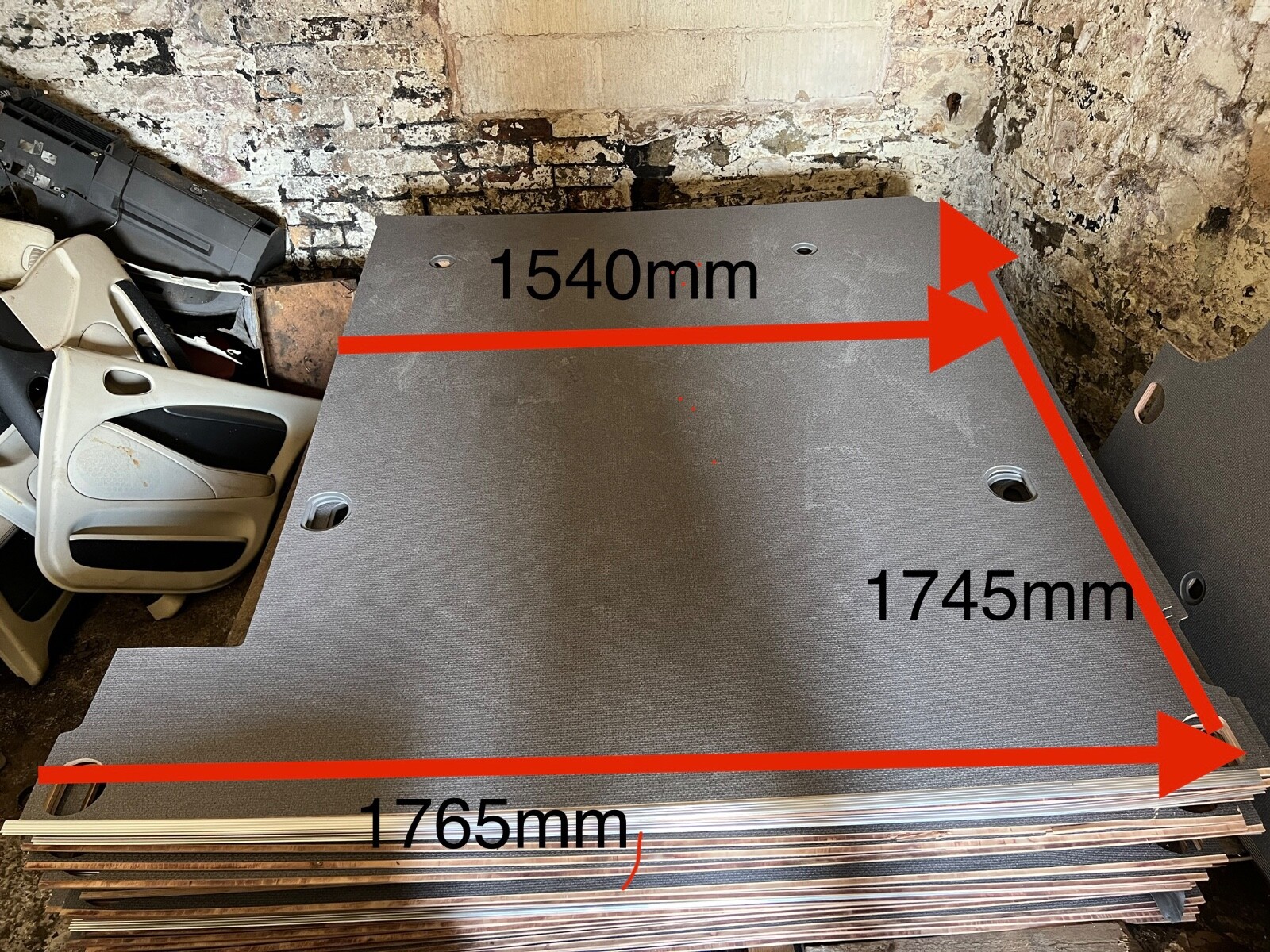 Mercedes Sprinter Genuine Ply Wood Flooring LWB / MWB | eBay UK