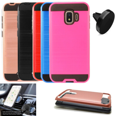 For Samsung J2 Pure Case / J2 Core / J2 2019 Shock absorbing Brush Slim ...