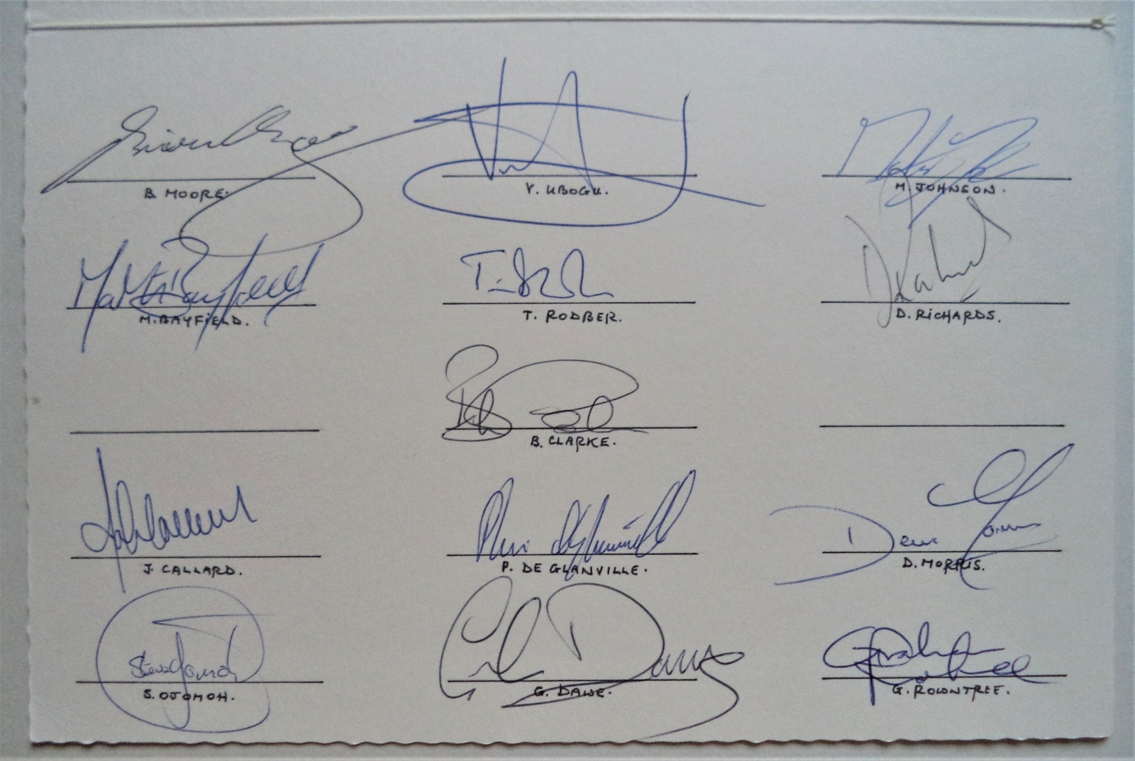 ENGLAND v IRELAND 1995 RUGBY UNION FIVE NATIONS ENGLAND FULLY ...