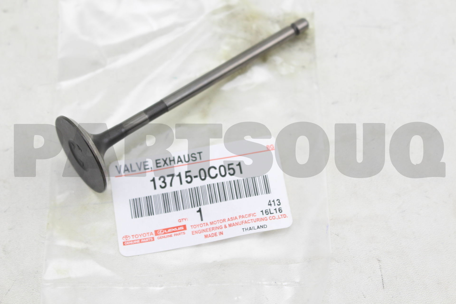 137150C051 Genuine Toyota VALVE, EXHAUST 13715-0C051 | eBay
