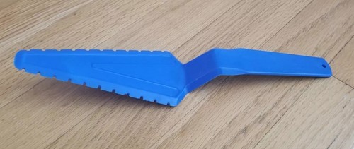 Vintage Tupperware Plastic Blue Serrated Dessert Cake Pie Cutter Server ...