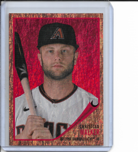 2021 Topps Archives Christian Walker Red Hot Foil 28/50 #80 NM | eBay