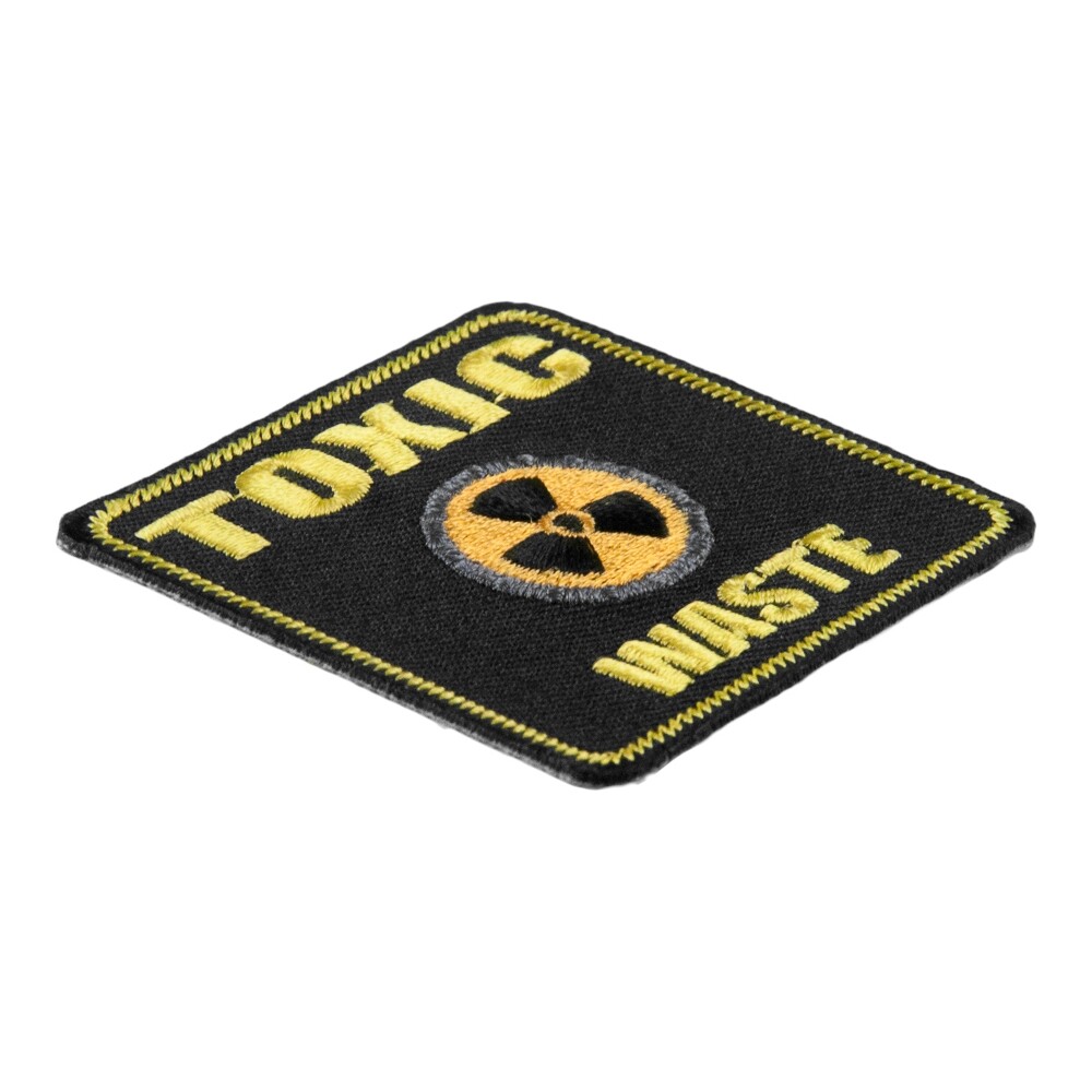 Toxic Waste Hazard Symbol Embroidered Patch, Novelty Patches | eBay