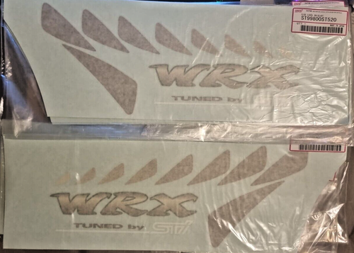 Genuine SUBARU Impreza WRX Tuned by STI GC8 Rear Side Fender Decal ...
