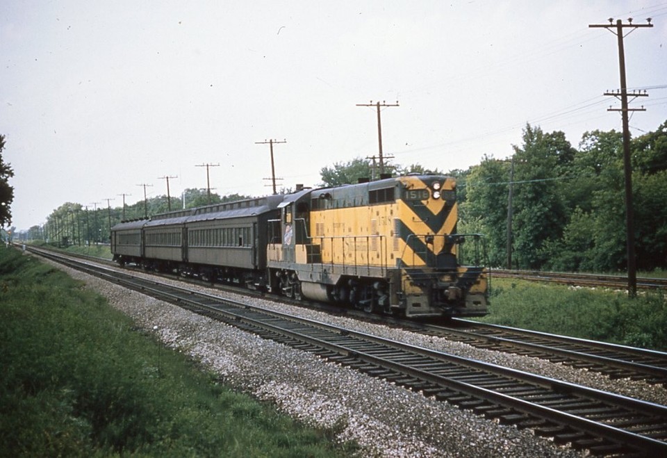 SF Duplicate Slide Set (20) CNW North Western Steam/Diesel Passenger ...
