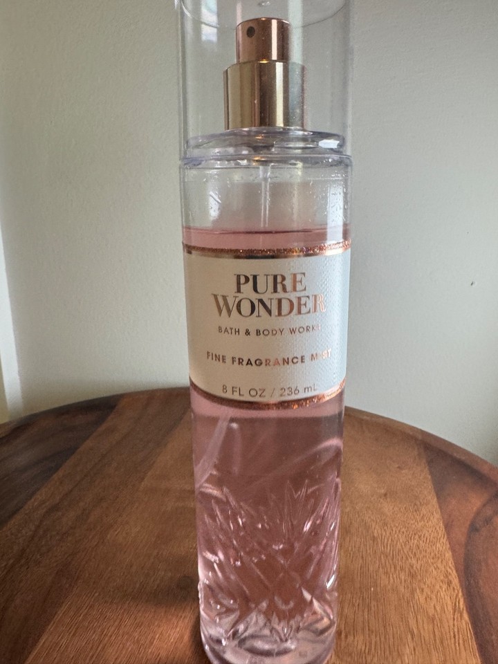 Bath and Body Works Pure Wonder Fine Fragrance Body Misy spray 8 oz 95% ...