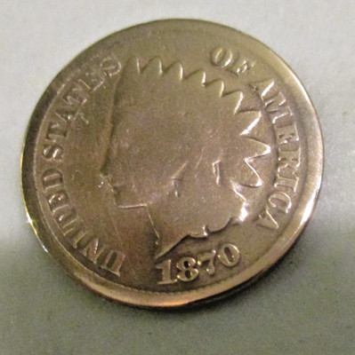 1870 Indian Head Penny Small Cent ~ Old US Coin | eBay