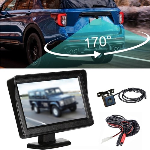High Resolution 4 3 Inch TFT LCD Car Reverse Screen Kit with Waterproof ...