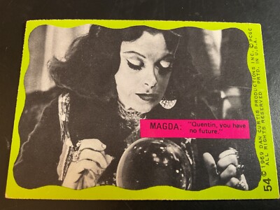 Vintage Dark Shadows Trading Card #54 Green Series MAGDA 1969 EUC | eBay
