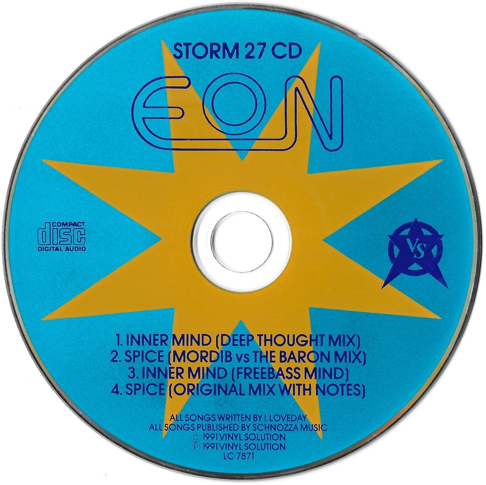 EON - Inner Mind / Spice (Import CDS/1991 Vinyl Solution STORM 27CD) 4 Tracks | eBay