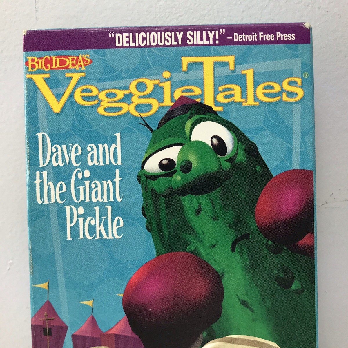 Veggietales Dave E O Picles Gigante Vhs Veggietales In The House Is