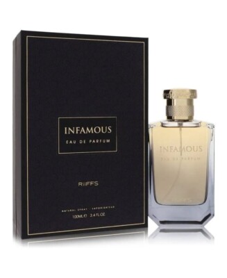 INFAMOUS RIIFFS Imported 3.4 FL.OZ Pure Natural EDP 100ml Spray Perfume ...