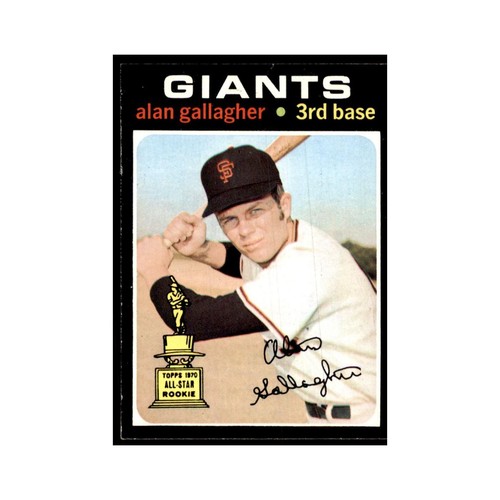 1971 Topps Baseball Card Alan Gallagher RC Giants #224 | eBay