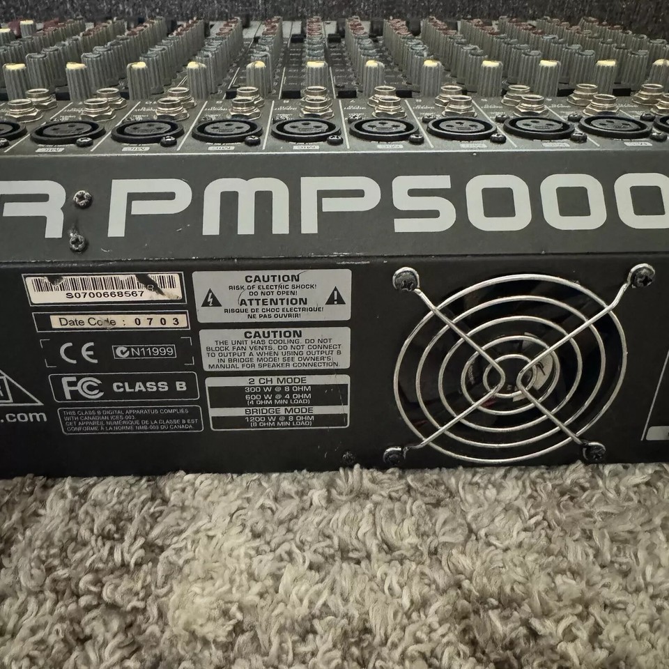 Behringer 16 Channel Europower Pmp5000 Mixer TESTED | eBay