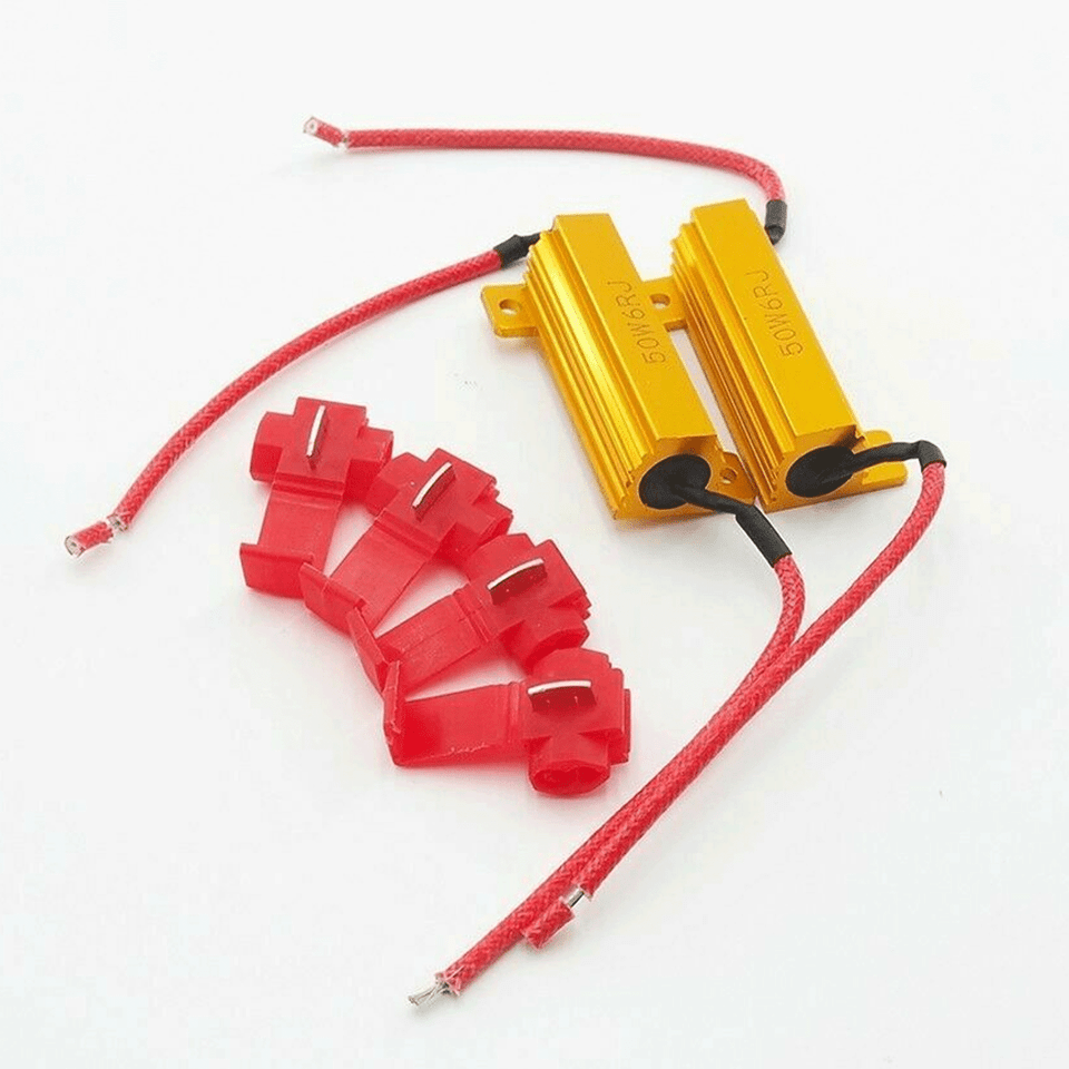 2-10 Load Resistor 50W 6RJ 6ohm LED Decoder FIX Hyper Flash Turn Signal ...