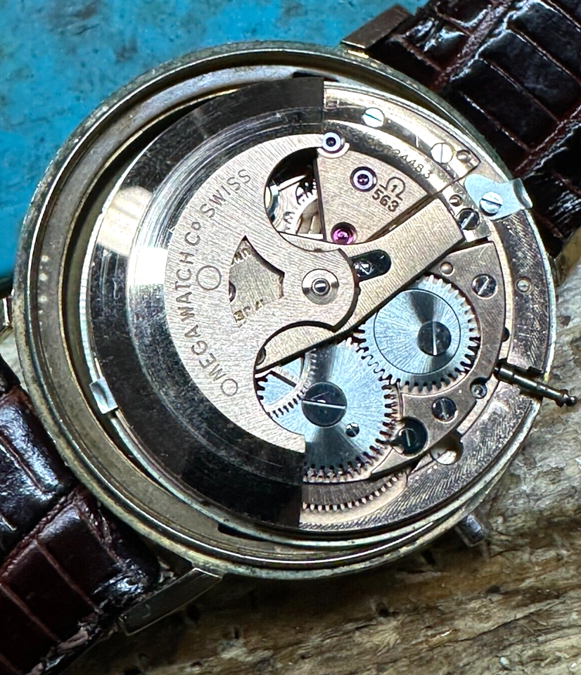 Omega watch Seamaster DeVille Cal 563 14K Gold Filled Automatic 1960s ...