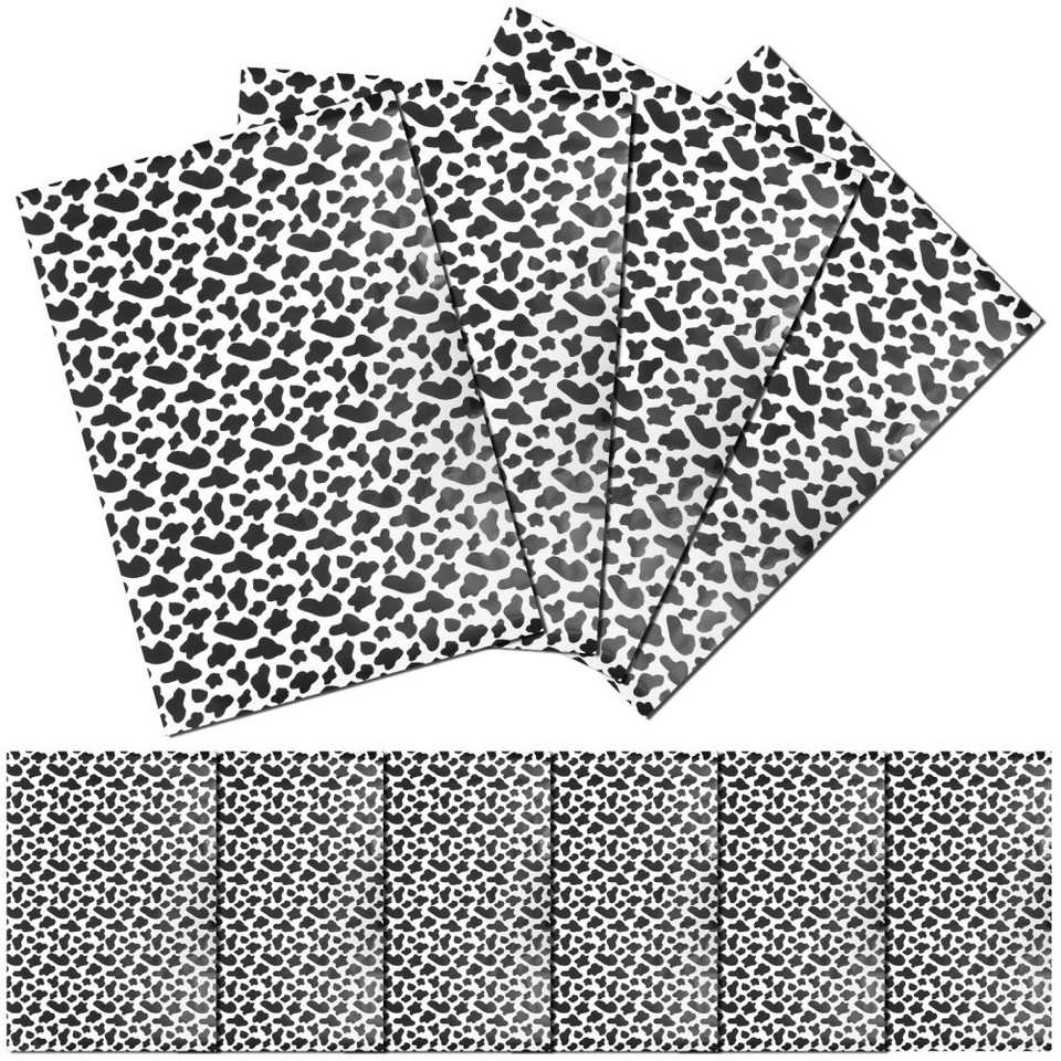 10 Pcs Cow Wrapping Paper Birthday Craft Packaging Print Party Supplies ...