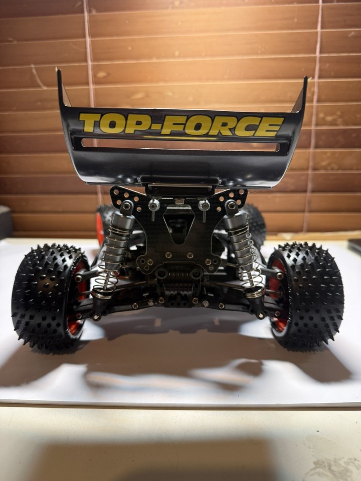 Vintage Tamiya Top Force Evolution New Built RC car with Dynatech motor ...