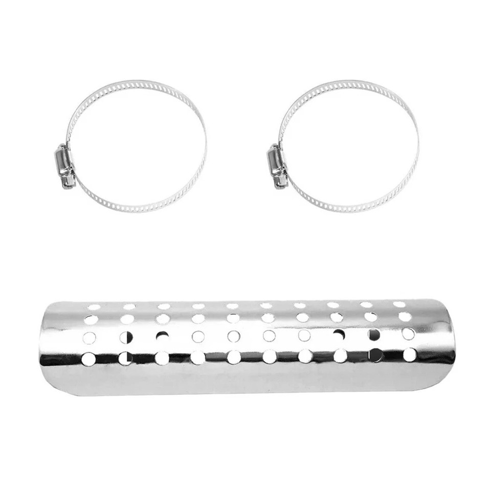 Motorcycle Exhaust Pipe Protector Heat Shield Cover Guard Muffler Pipe ...